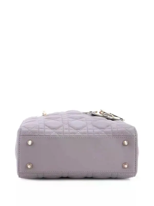 Dior Lady Satchel Bag - Grey