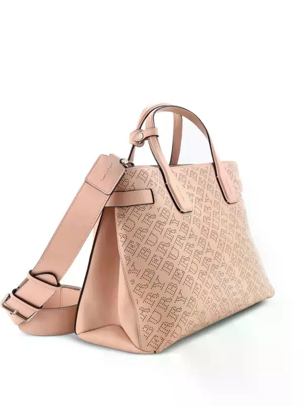 Burberry Banner Nm Perforated Leather Medium Tote Bag
