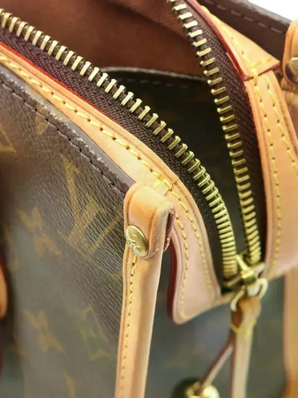 LOUIS VUITTON 2009 Popincourt Monogram Tote Bag - Brown