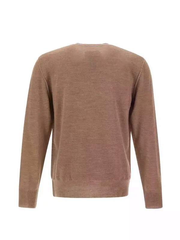 MAISON MARGIELA Contrasting Stitch Numeric Logo Sweater