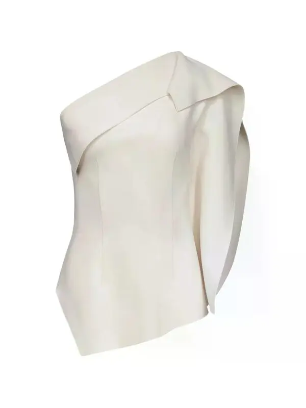 FFORME One-shoulder Ruffled Top