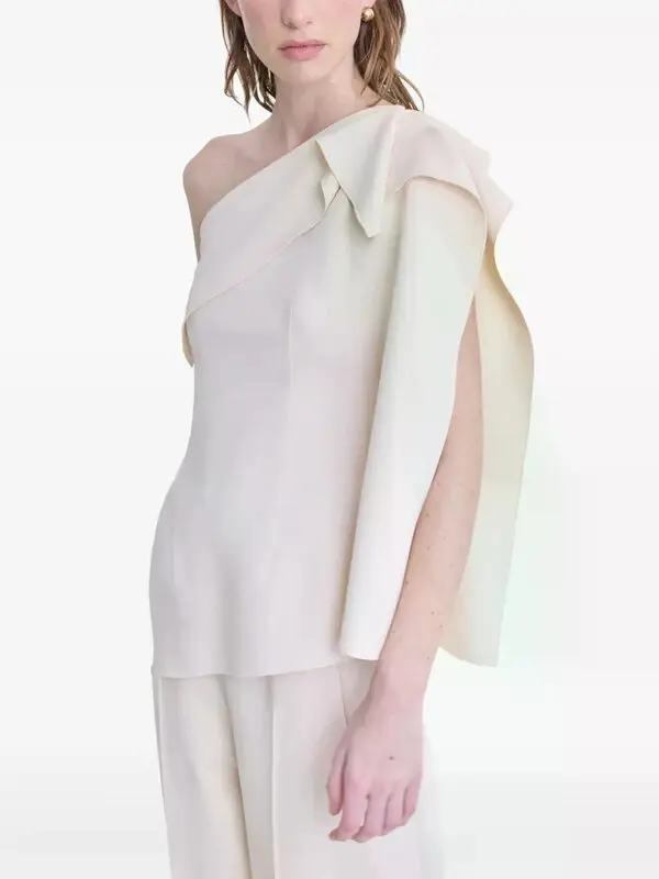 FFORME One-shoulder Ruffled Top