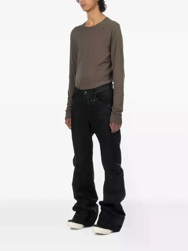 JULIUS Bending Woven Flared Trousers