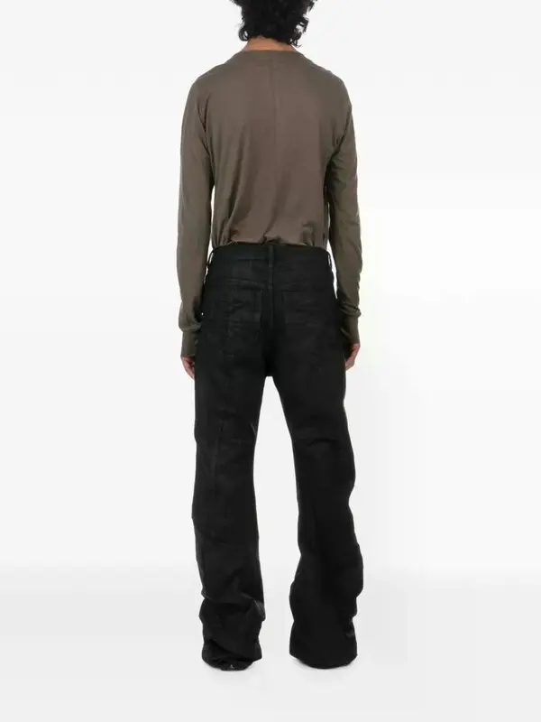 JULIUS Bending Woven Flared Trousers