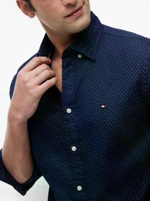 Tommy Hilfiger Micro-print Button-down Shirt
