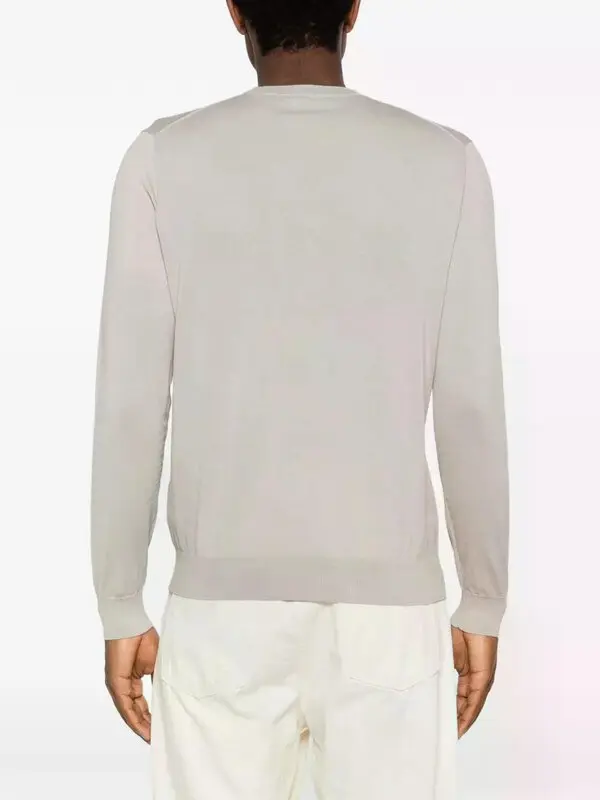 ÉPHÉMÈRE Long-sleeve Fine-knit Sweater