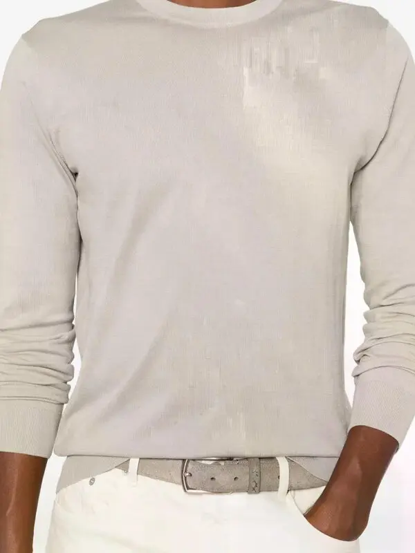 ÉPHÉMÈRE Long-sleeve Fine-knit Sweater