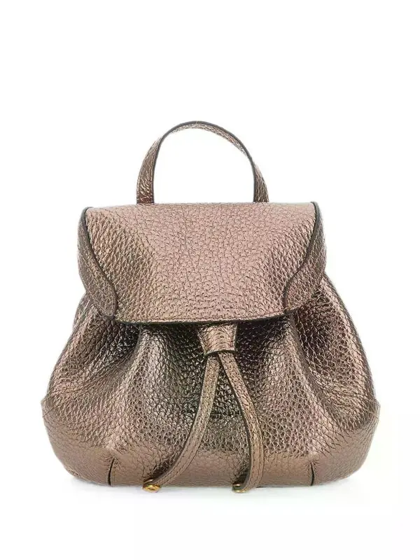 GIANNI CHIARINI Violette Hammered Leather Backpack