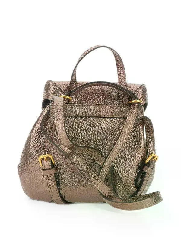 GIANNI CHIARINI Violette Hammered Leather Backpack