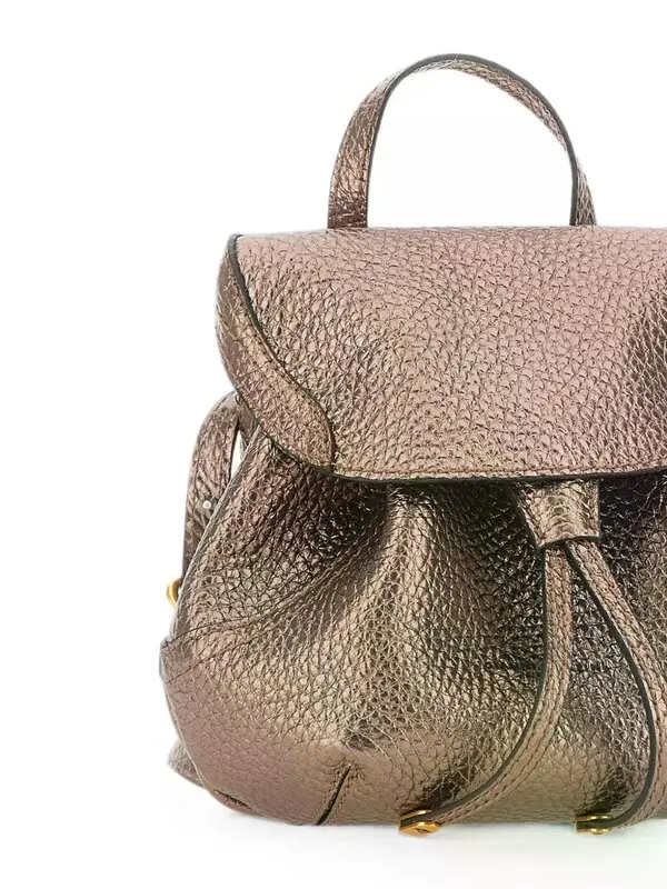 GIANNI CHIARINI Violette Hammered Leather Backpack