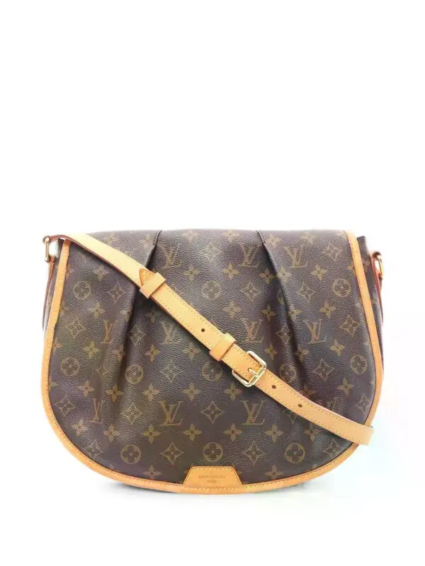 LOUIS VUITTON Monogram Canvas Shoulder Bag - Brown