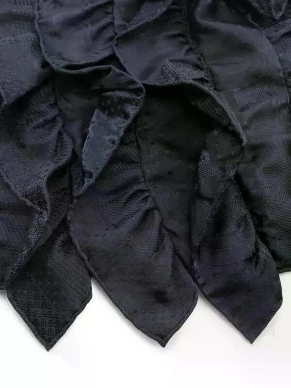 Hermès 2010s Ruffled Scarf