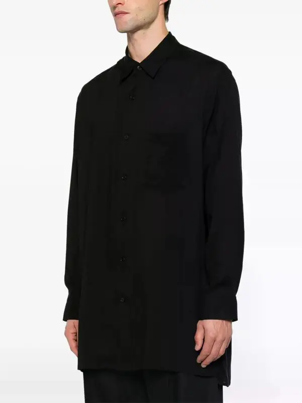 Yohji Yamamoto Long-sleeve Oversized Shirt
