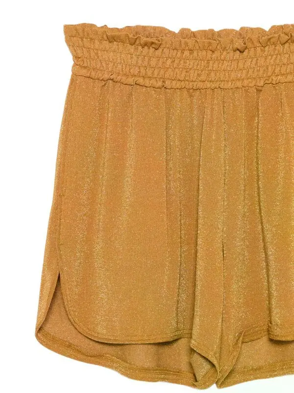 Momoni Elasticated-waistband Mini Shorts