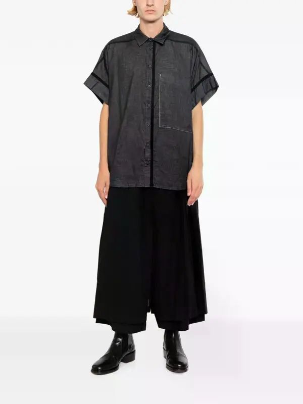 GIOVANNI CAVAGNA Button-up Short-sleeve Shirt