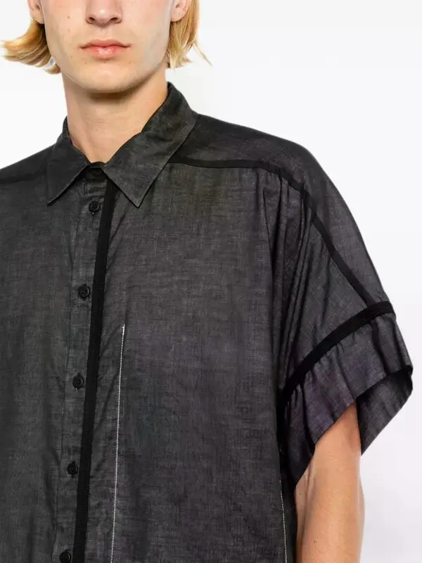 GIOVANNI CAVAGNA Button-up Short-sleeve Shirt