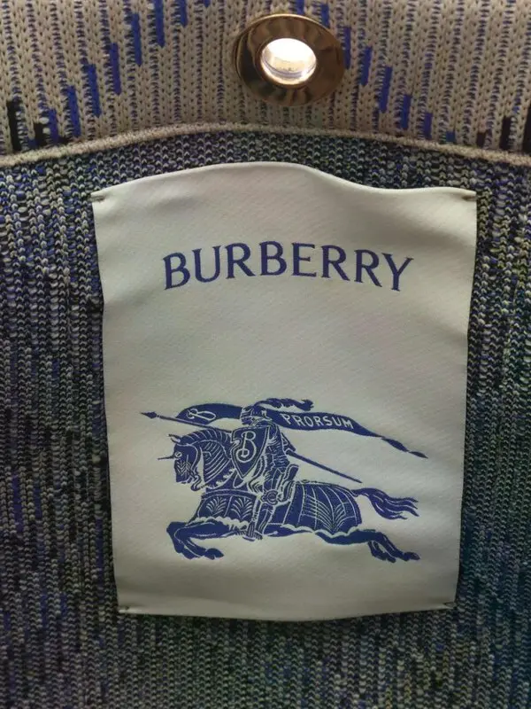Burberry Check Print Tote Bag