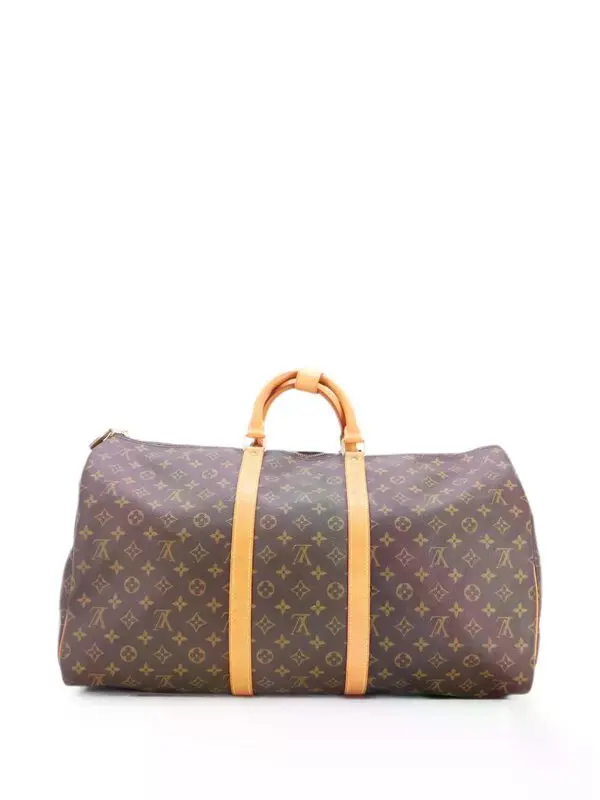 LOUIS VUITTON Keepall 55 Monogram Canvas Travel Bag