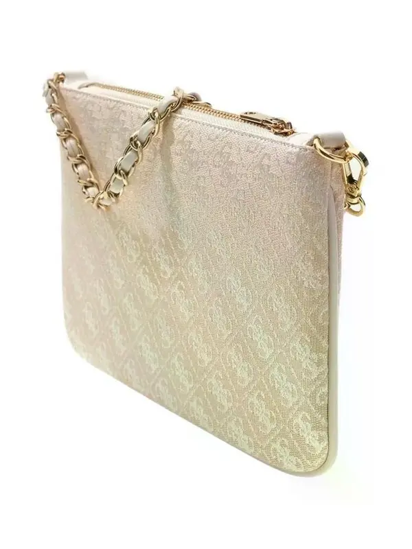 Guess 4g Jacquard Logo Plaque Tote Bag