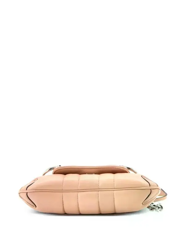 Gucci Horsebit Chain Vertical Quilted Small Shoulder Bag - Neutrals