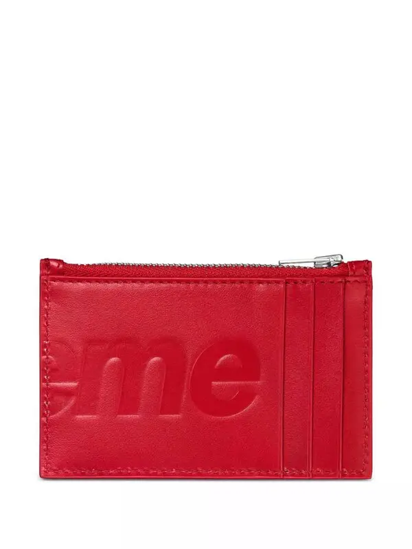 Supreme Embossed Leather Cardholder