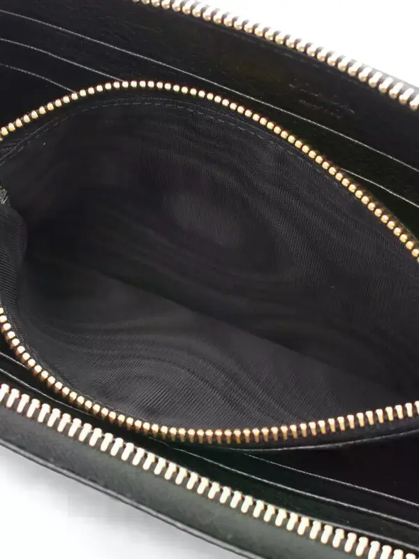 Prada 2000s Cervo Antic Zip-around Wallet