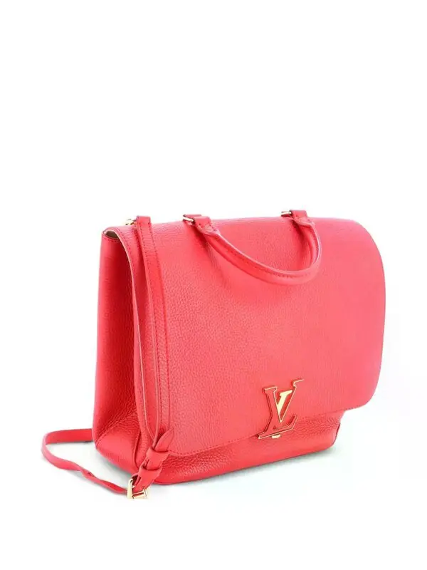 LOUIS VUITTON Volta Leather Satchel - Red