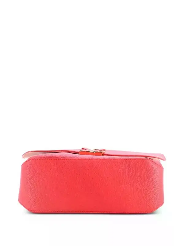 LOUIS VUITTON Volta Leather Satchel - Red