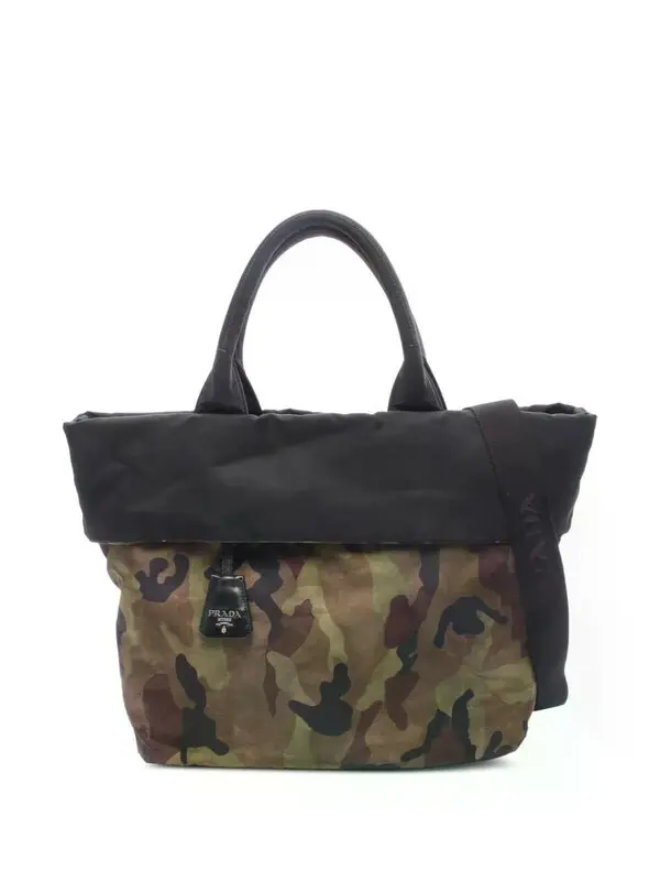 Prada Camouflage Reversible Tote Bag