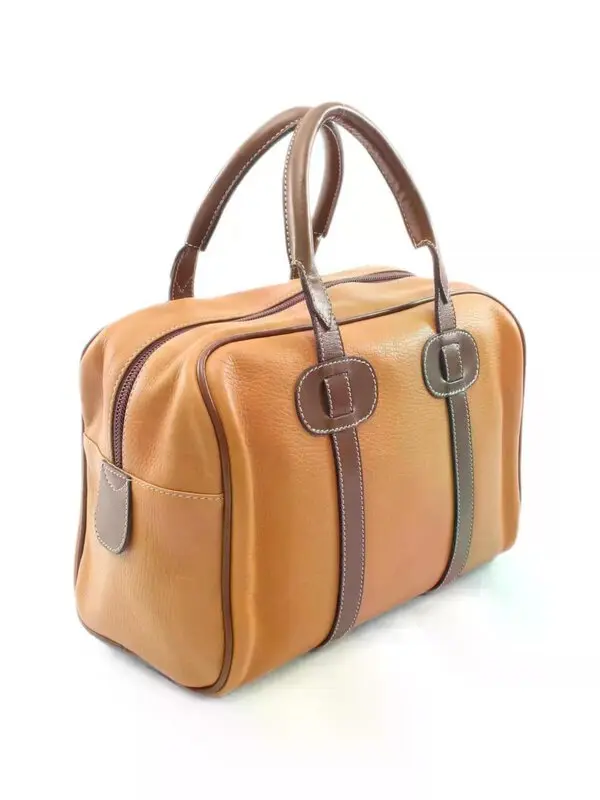 Loewe 2000s Mini Anagram Leather Boston Bag