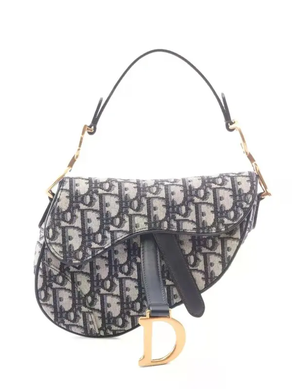 Dior Mini Saddle Oblique Handbag - Blue