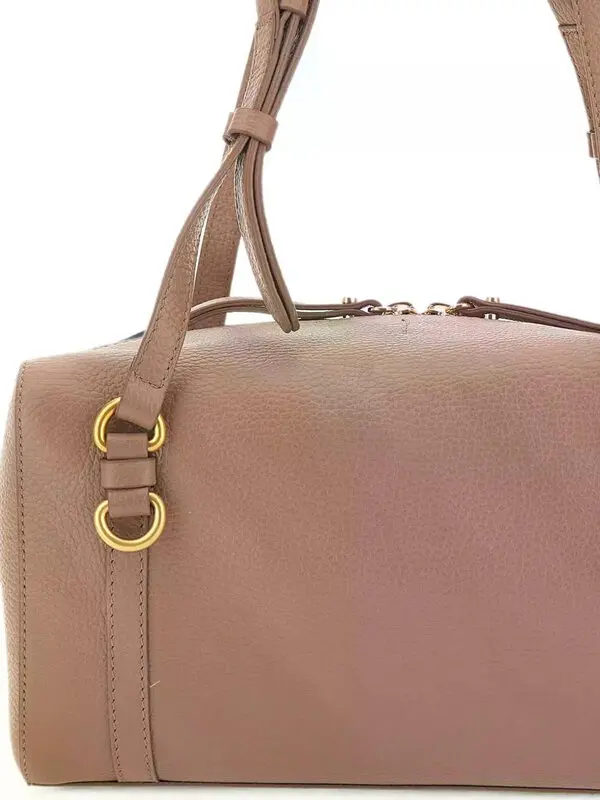 GIANNI CHIARINI Terry Pebbled-leather Shoulder Bag - Pink