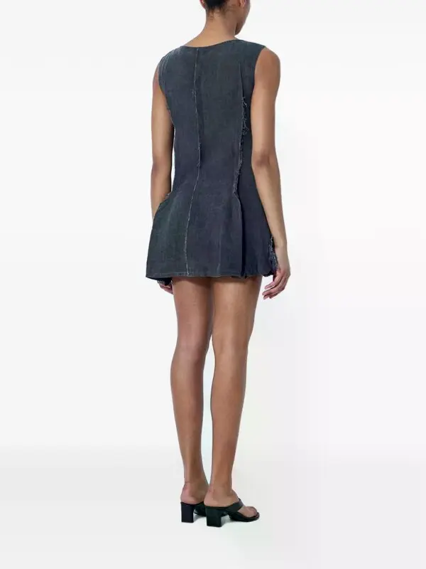LIMI FEU Sleeveless V-neck Dress In Flax
