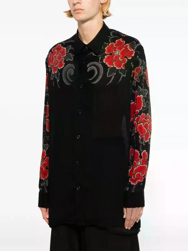 Yohji Yamamoto Xryu Ga Gotoku Studio Printed Shirt