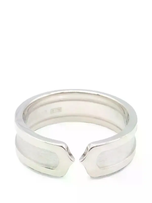 Cartier C2 Ring In White Gold - Silver
