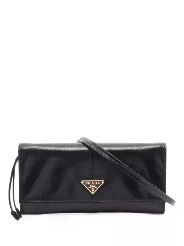 Prada Logo Plaque Shoulder Bag