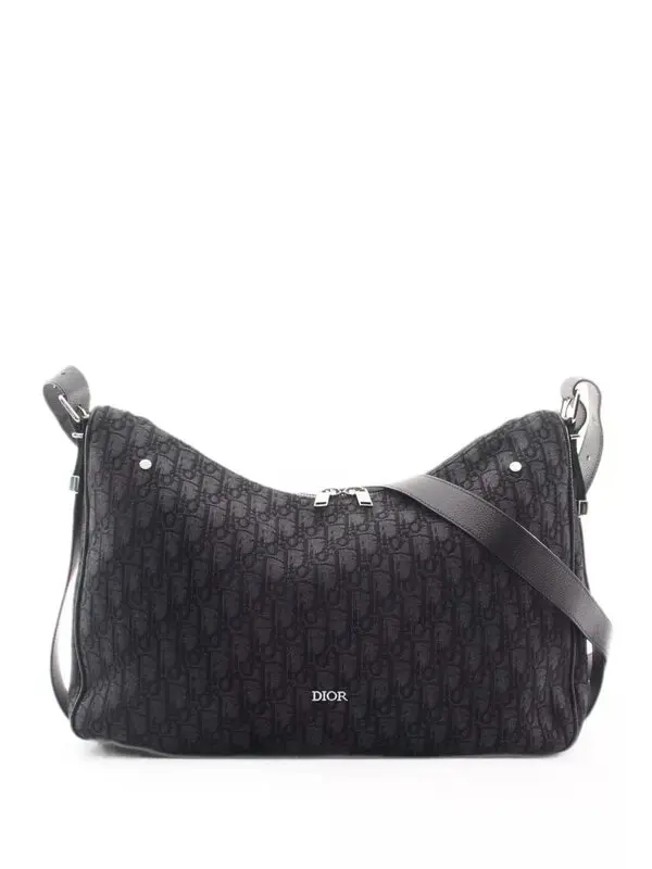 Dior Oblique-jacquard Zipped Shoulder Bag