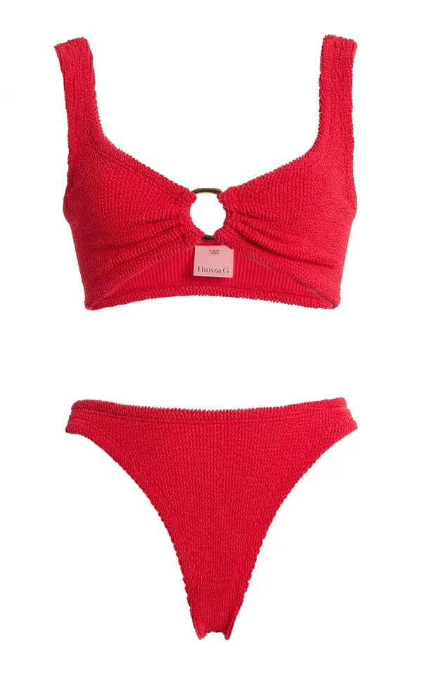 Hunza G Julia Hoop Bikini - Red