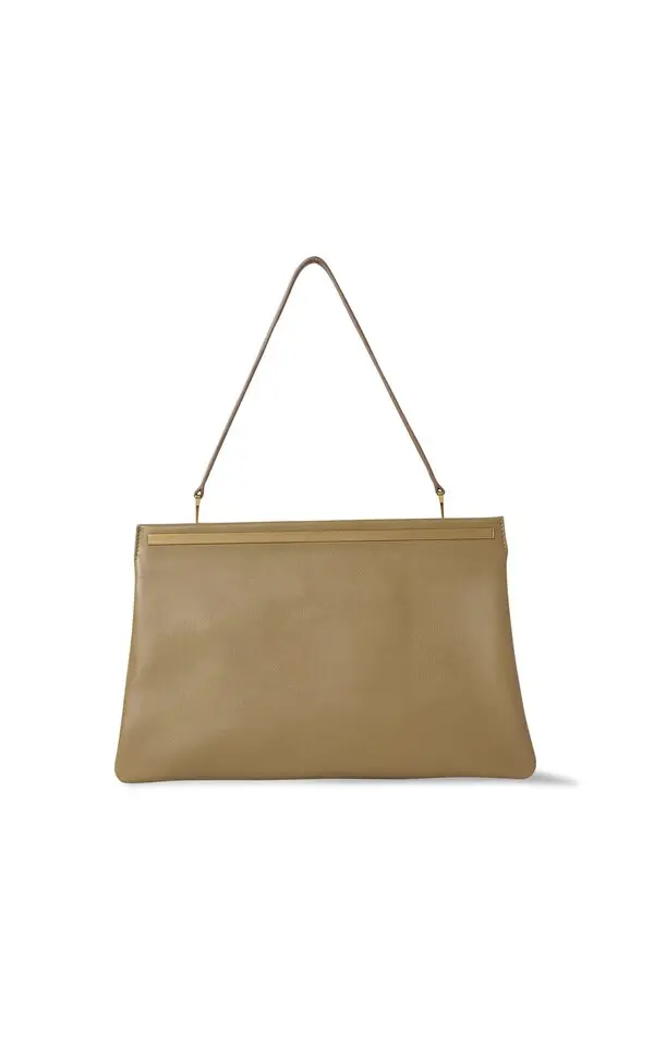 THE ROW Elise Leather Shoulder Bag - Neutral