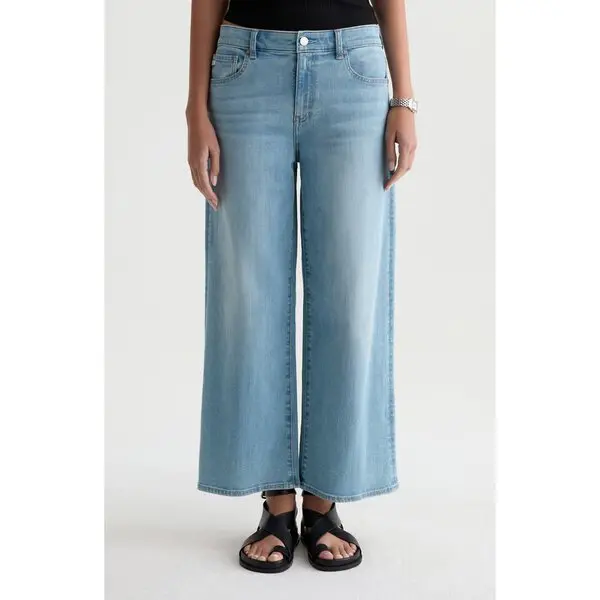 Ag Saige Ankle Wide Leg Jeans - Brix