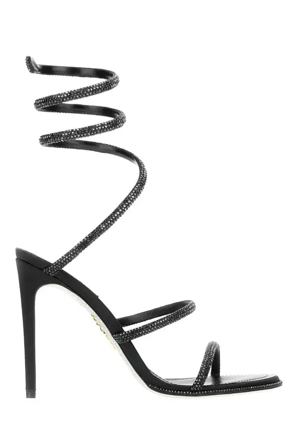 Rene Caovilla Embellished Spiral Sandals - Multicolor