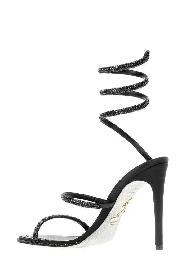 Rene Caovilla Embellished Spiral Sandals