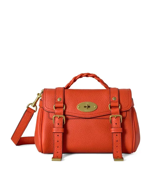 Mulberry Alexa Leather Cross-body Bag - Orange