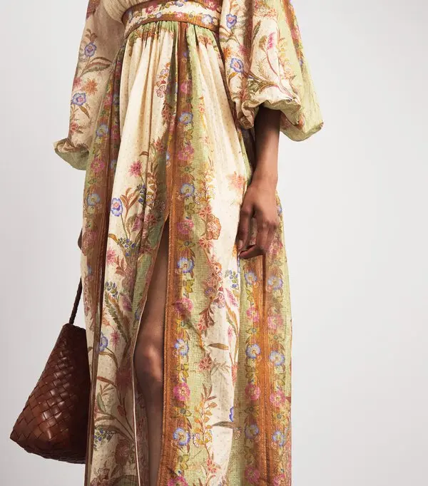Zimmermann Indra Maxi Dress In Cotton-silk