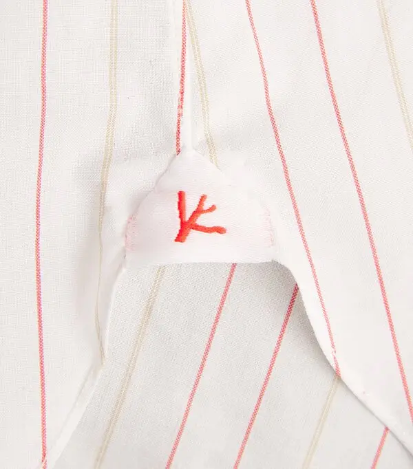 Isaia Cotton Stripe Mix Shirt
