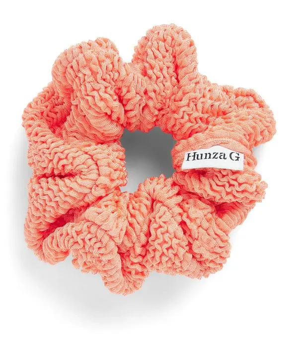 Hunza G Crinkle Scrunchie - Orange