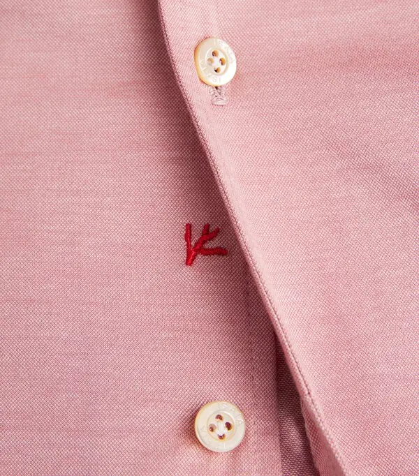 Isaia Cotton Jersey Shirt