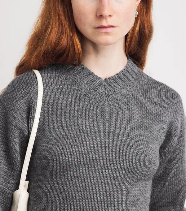 JIL SANDER Wool V-neck Sweater