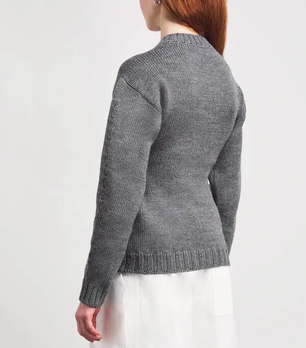 JIL SANDER Wool V-neck Sweater