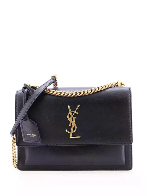 Saint Laurent Sunset Medium Crossbody Bag - Black